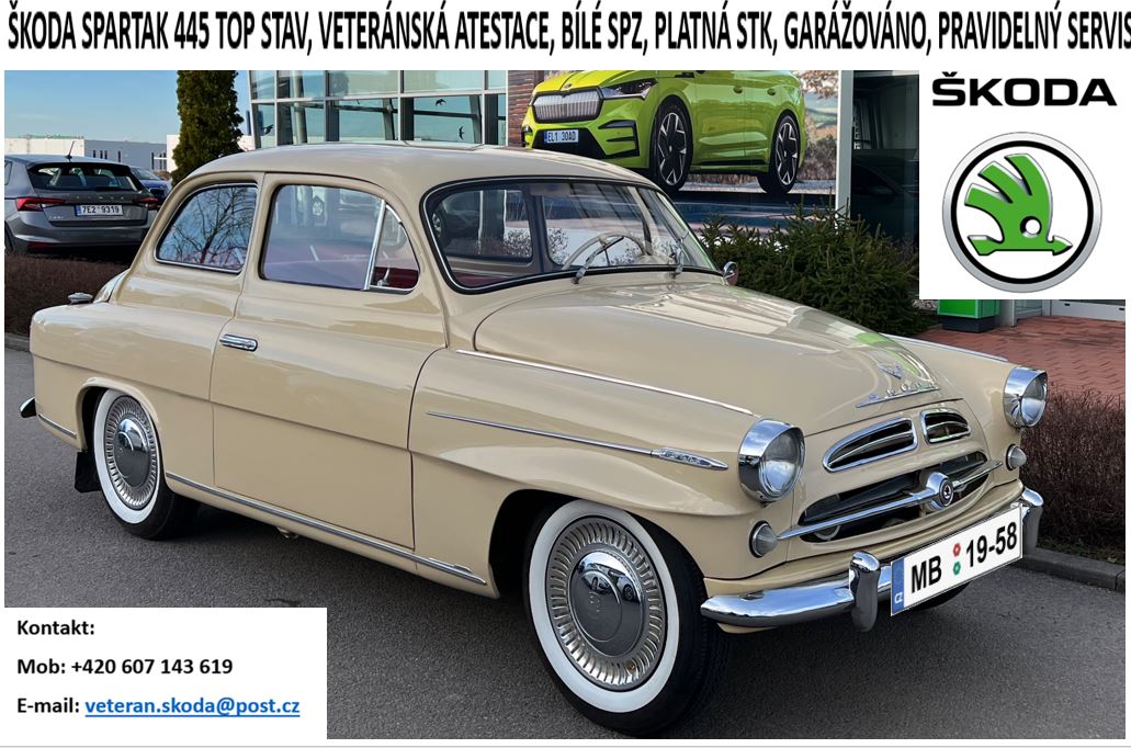 Škoda 445 Spartak 1958